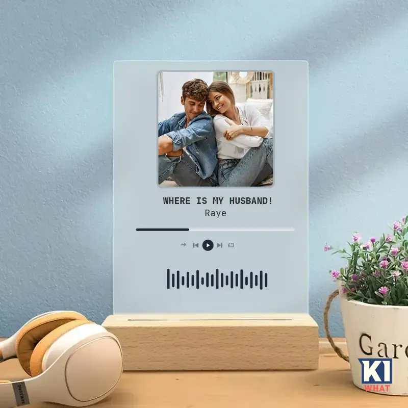 Music Plaque - Spotify Song Display from £24.99 | Keep It What